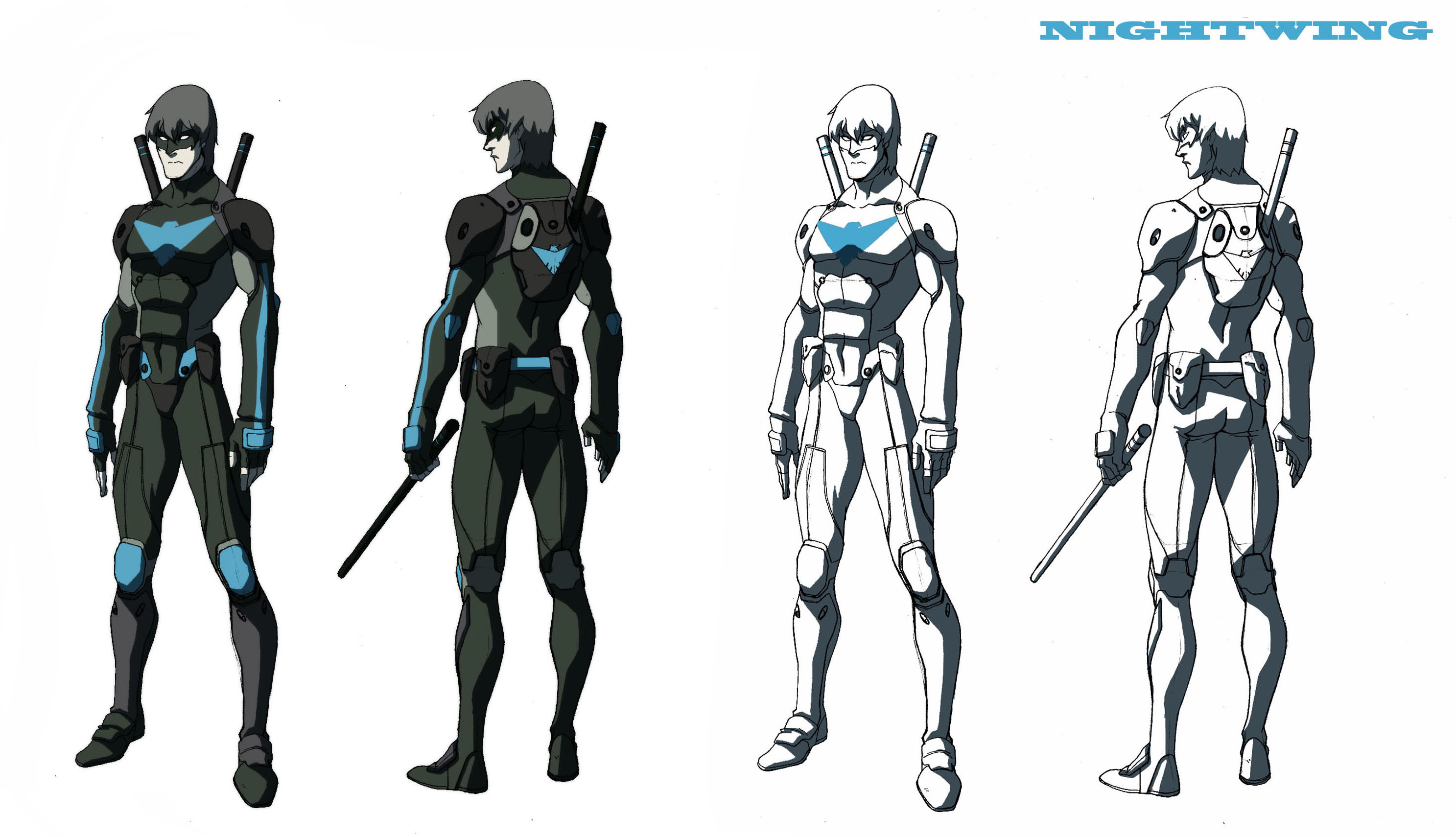 Concept arty z anulowanego serialu o Nightwingu | BatCave